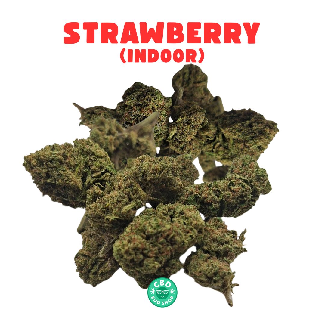 Strawberry CBD Flower 24% | Premium Indoor CBD Bud | CBD Bud Shop UK ...